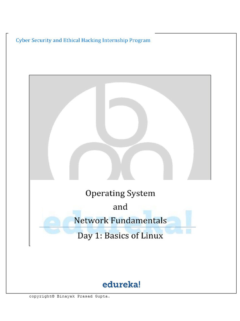 Day 1-Basics of Linux | PDF | Computer File | Sudo