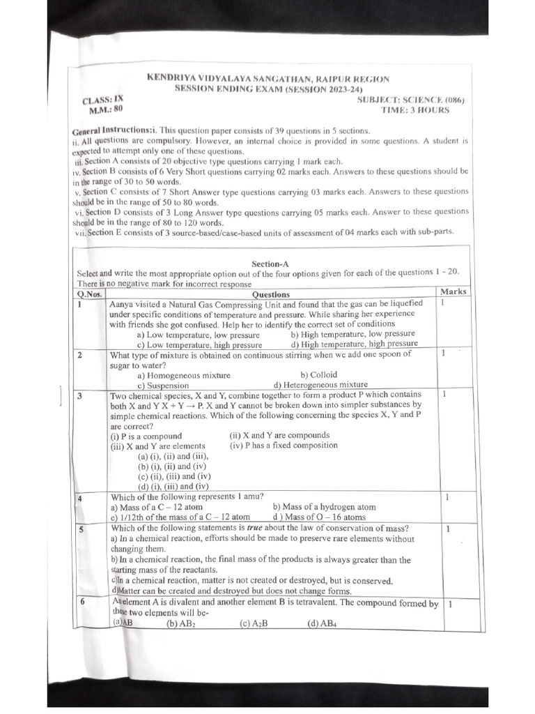 Science Class 9 | PDF