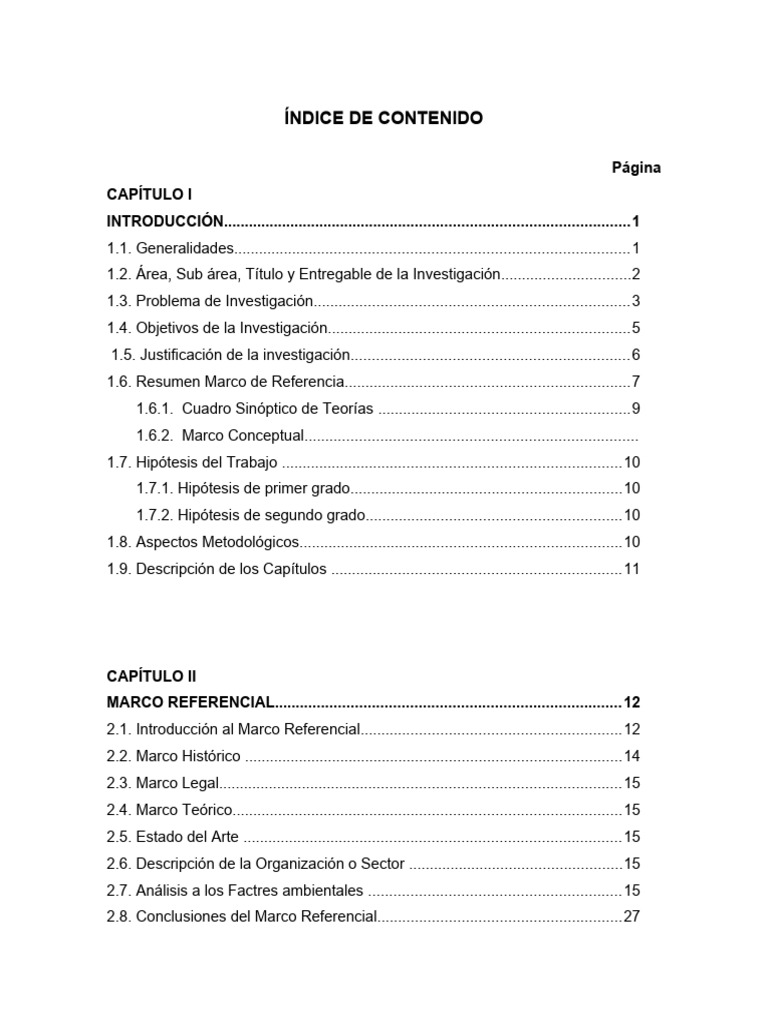 Indice de Contenidos Tesis Análisis Bibliometrico | Descargar gratis ...