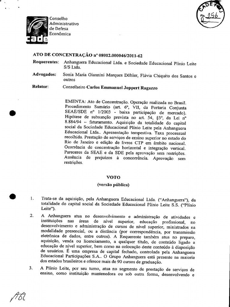 Universidades - Voto Relator - Ragazzo | PDF