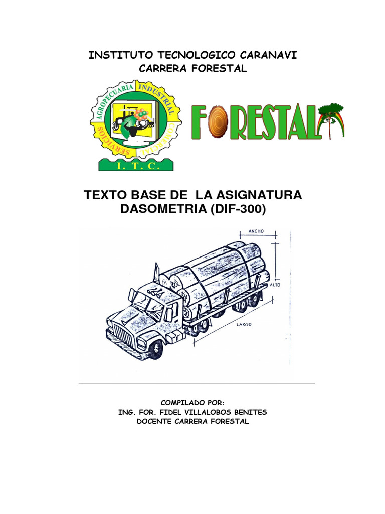 Texto Base de Dasometria | PDF | Volumen | Arboles
