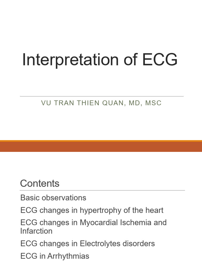 ECG Interpretation | Download Free PDF | Electrocardiography ...