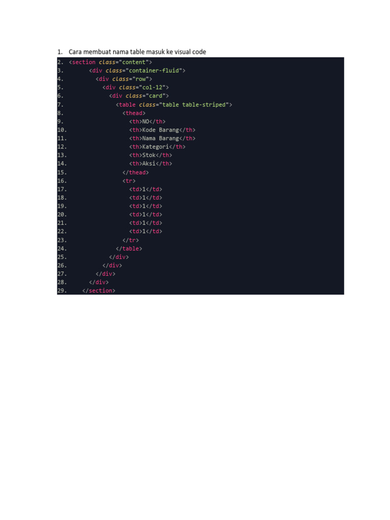 Membuat Tabel dengan PHP Script | PDF | Teknologi & Rekayasa
