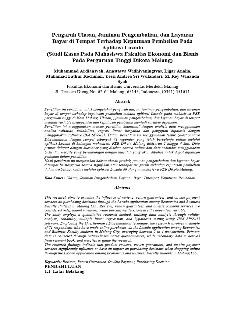 Jurnal Metopen Kelompok - 3 | PDF