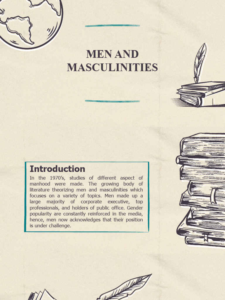 Chapter 3 3.4 Men and Masculinities | PDF | Masculinity | Gender