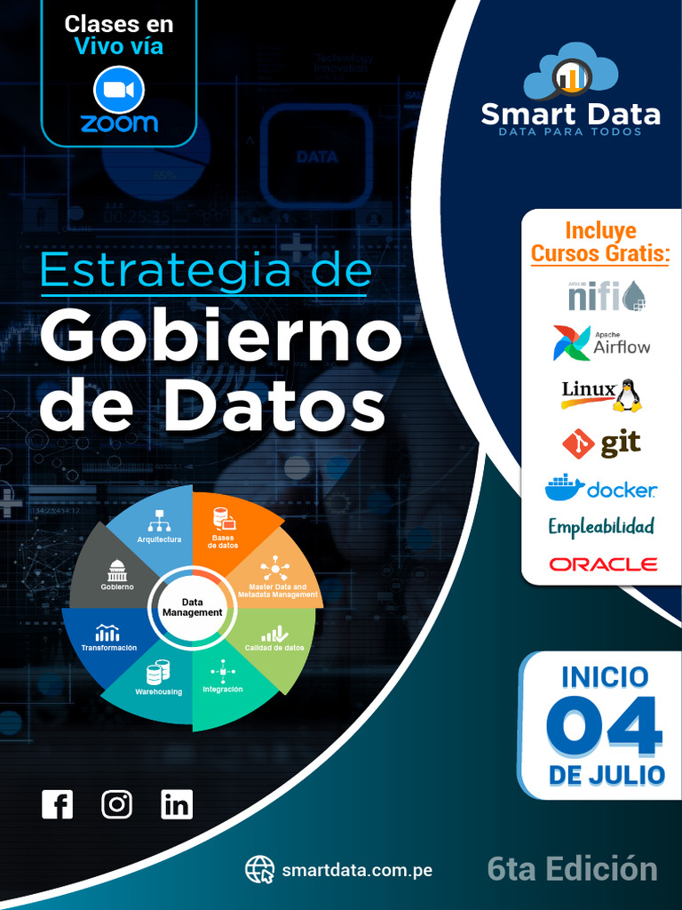 Estrategia de Gobierno de Datos 6ta X | PDF | Big Data | Gestión de tecnología de la información