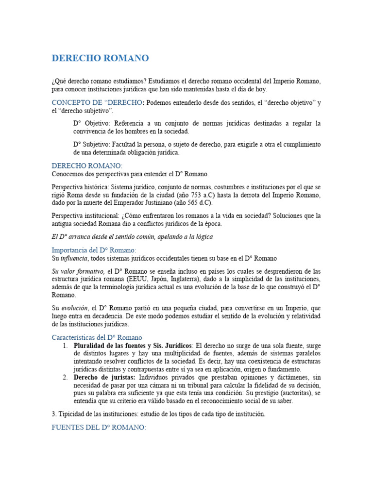 Introducción al Derecho Romano Occidental | PDF | Parentesco | Ley romana