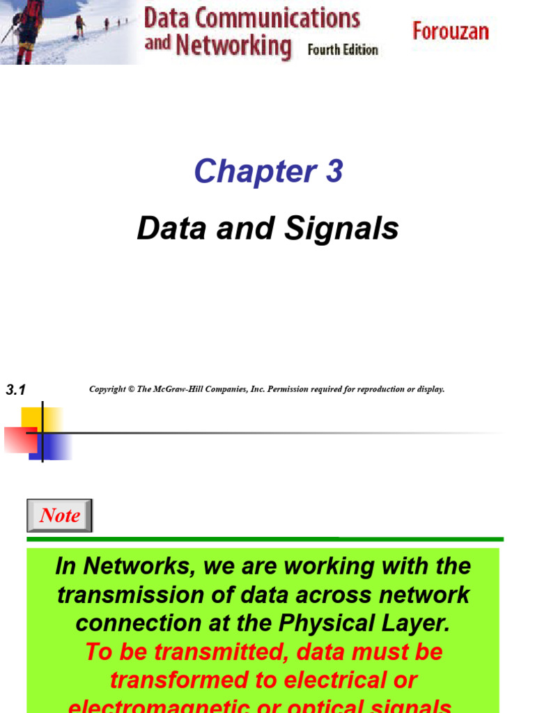 Chapter 3 Lecture Ver2 Short | PDF | Digital Signal | Signal To Noise Ratio