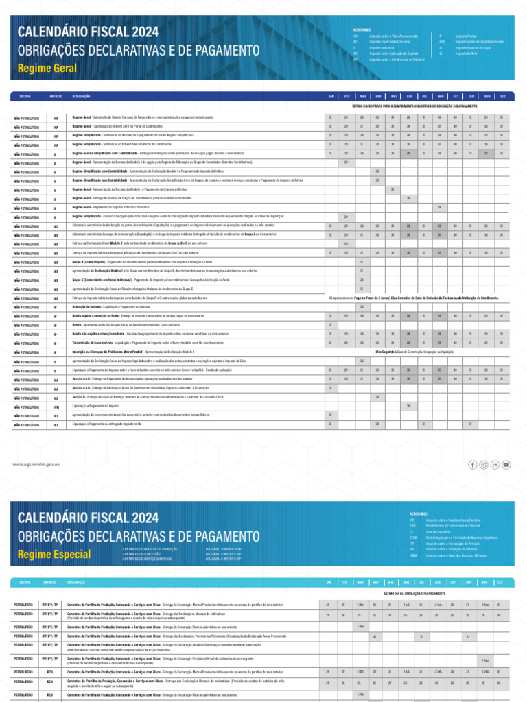 Calendario Fiscal | PDF