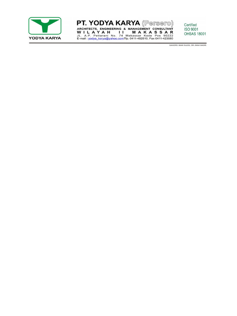 KOP PT. YODYA KARYA | PDF