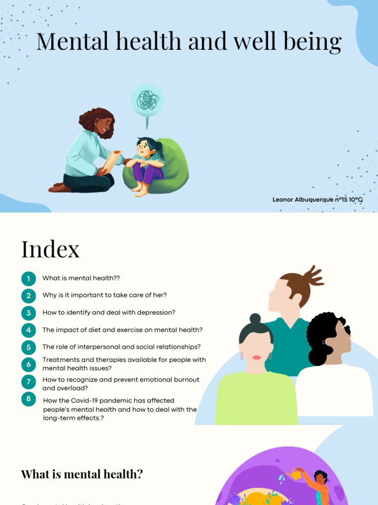 Mental Health and Well Being | PDF | Mental Health | Major Depressive Disorder