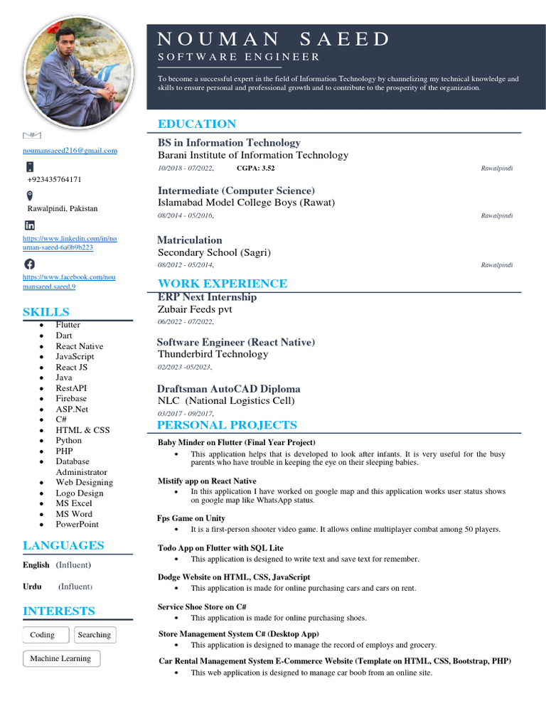 Noumansaeed171 | PDF | Web Application | Application Software