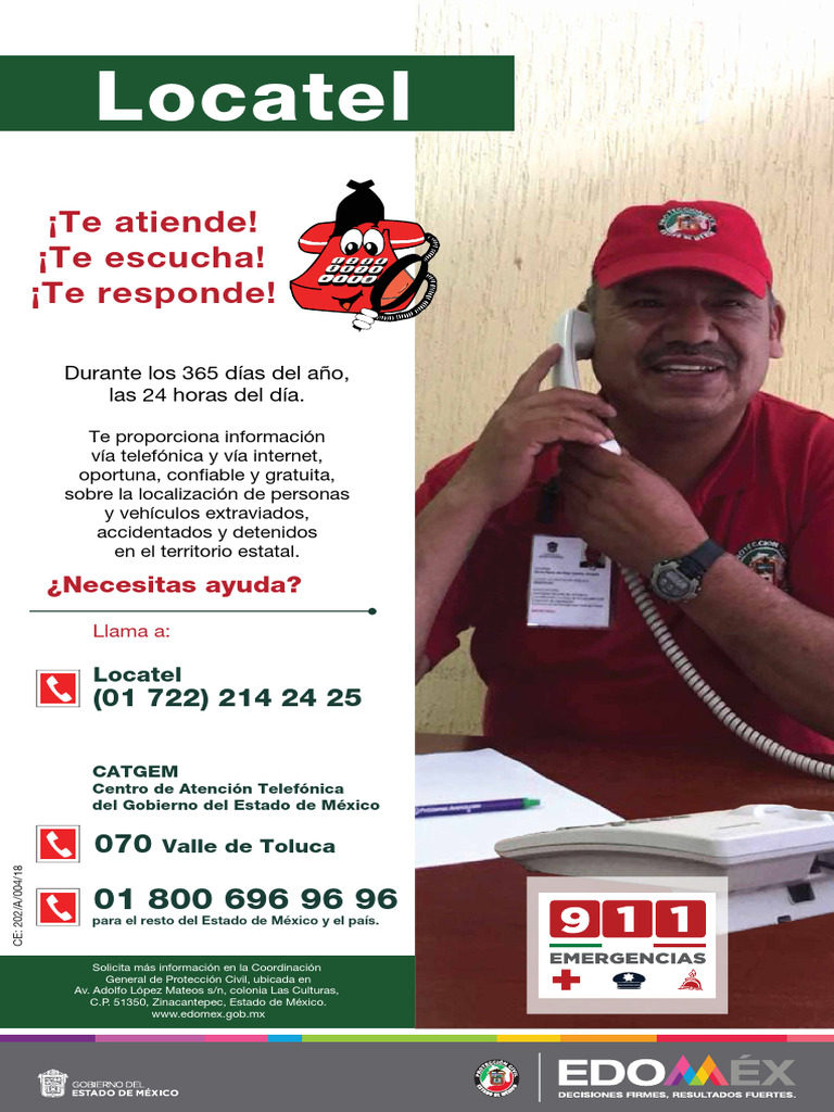 Información y Contacto de Locatel Edomex | PDF