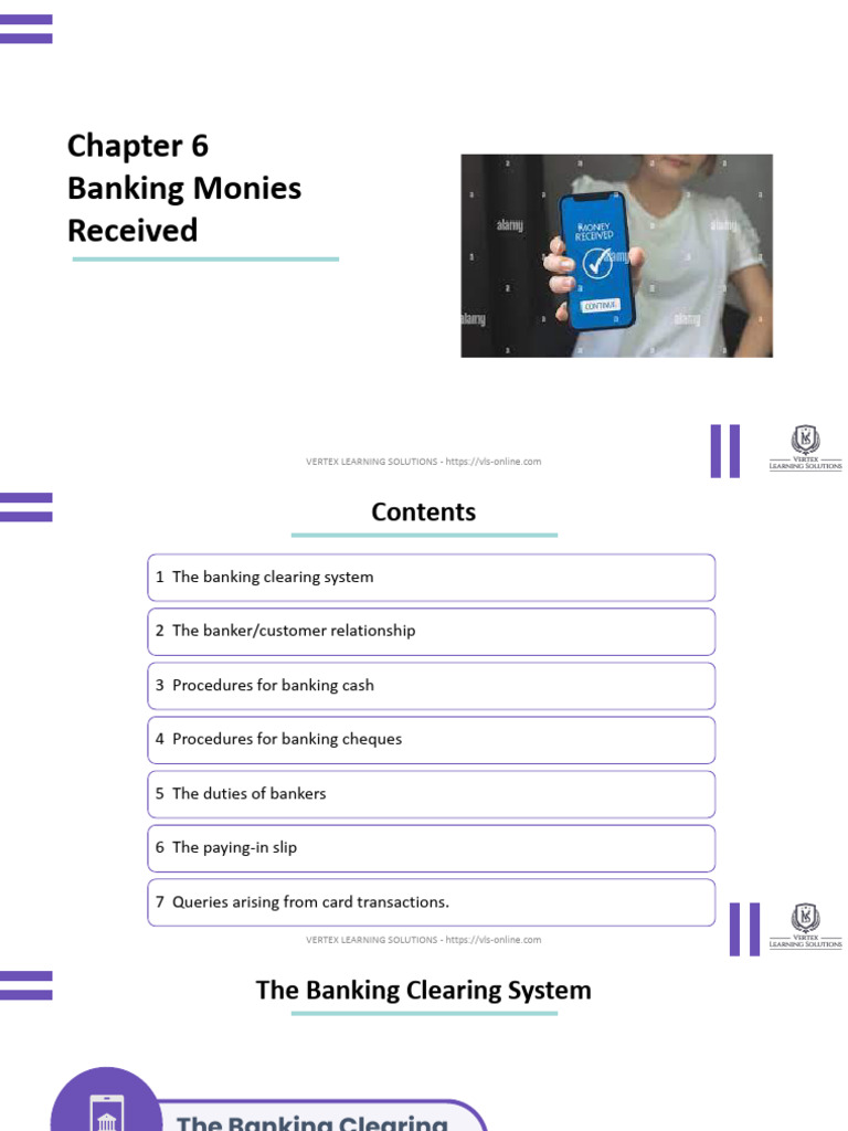 Banking Procedures and Clearing System | PDF | Banks | Cheque