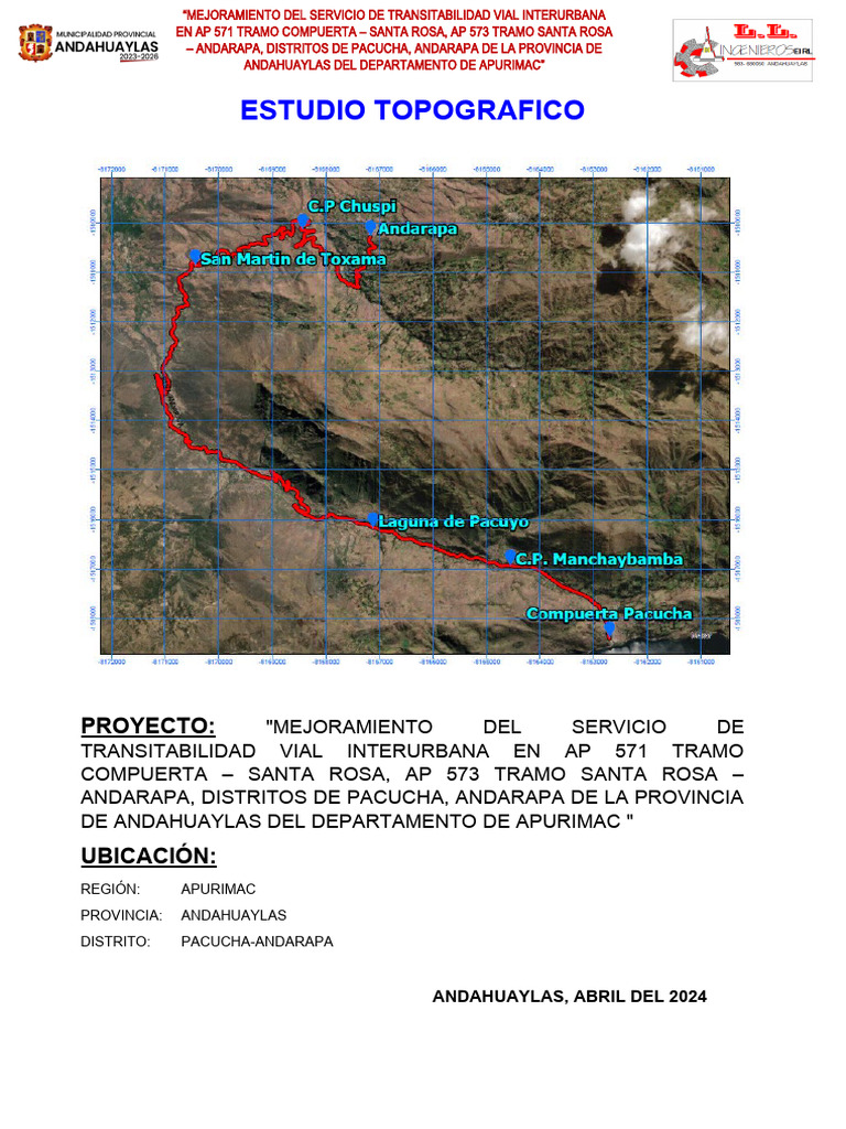 Estudio Topografico Okay | PDF | Topografía