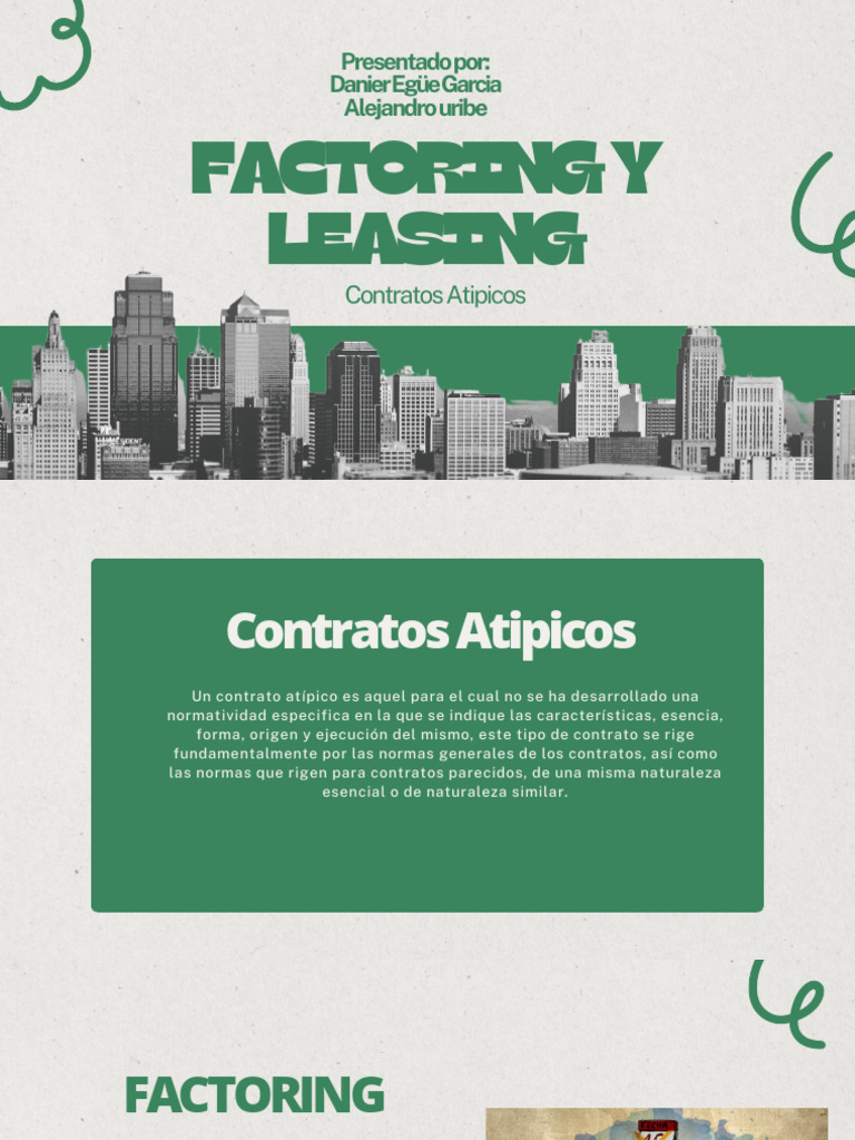 Factoring y Leasing | PDF | Business | Factoring (Finanzas)
