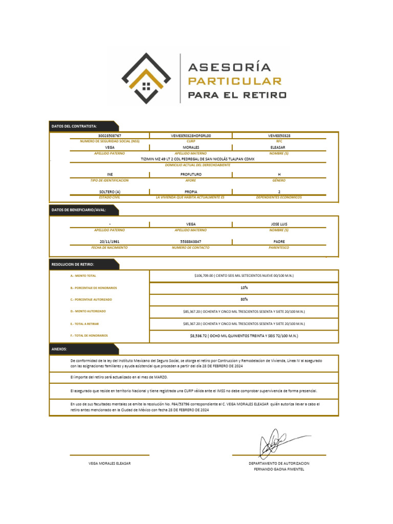 Solicitud Vega Morales Eleasar | PDF