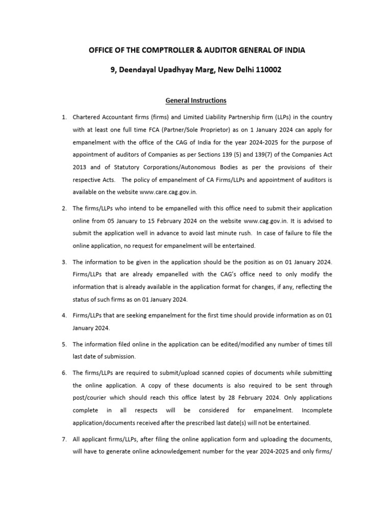 Instructions | PDF | Limited Liability Partnership | Accountant