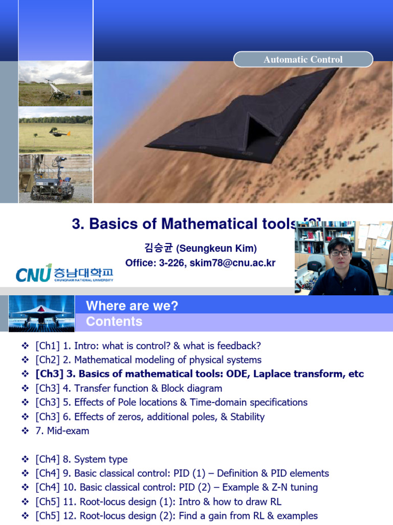 Control Systems & Math Tools | PDF | Eigenvalues And Eigenvectors | Ordinary Differential Equation