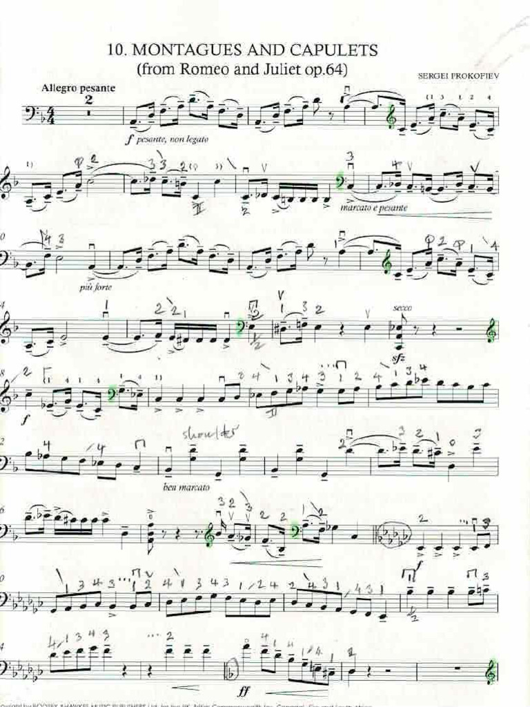 Montegue and Juliet | PDF