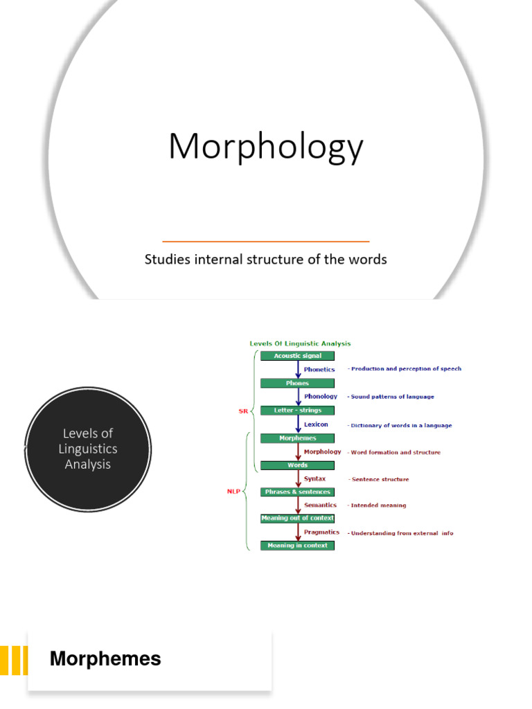 Morphological Analysis | PDF | Morphology (Linguistics) | Word