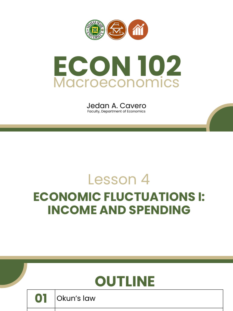 Lesson 4 ECON 102 (A) | Download Free PDF | Consumption (Economics) | Aggregate Demand
