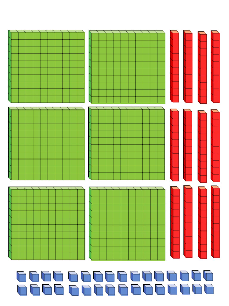 Bloques de Base 10 | PDF