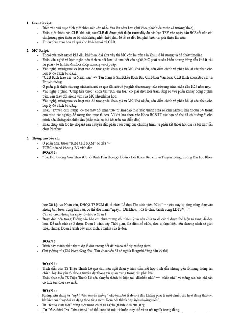 T NG H P Feedback Cho Nhóm 5 | PDF