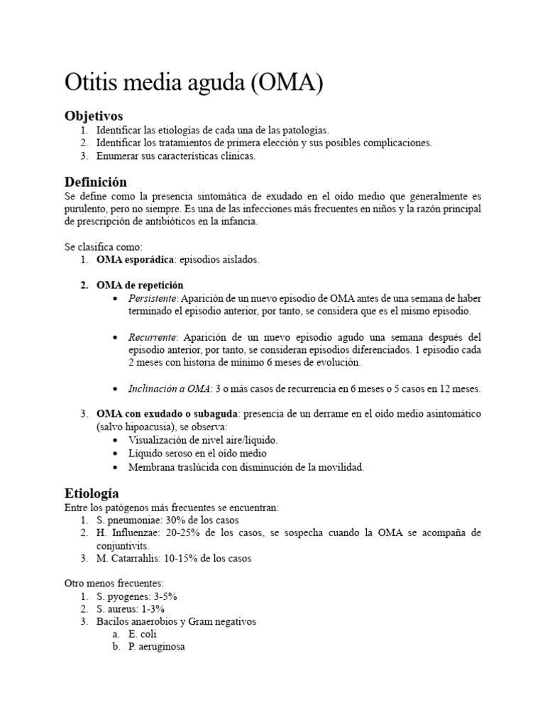 Resumen OMA | PDF | Amamantamiento | Ciencias de la Salud
