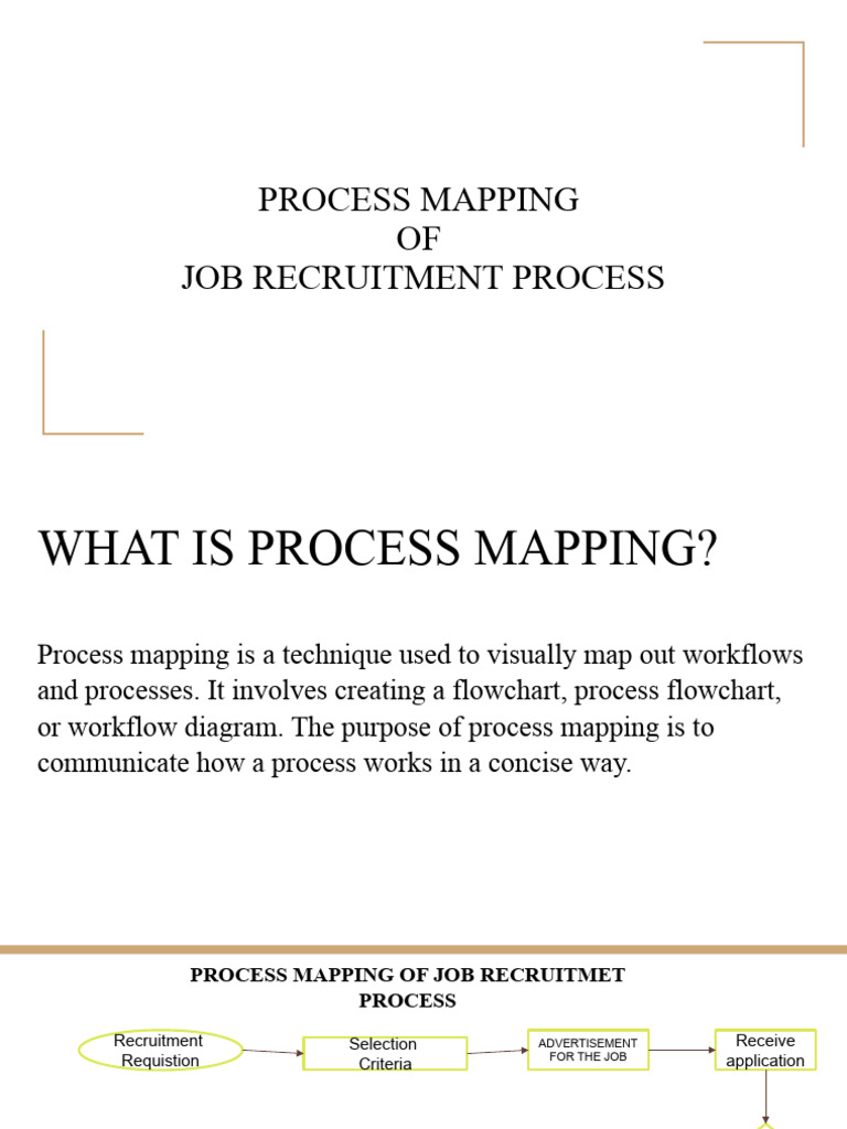 Process Mapping Job Recruitment | PDF