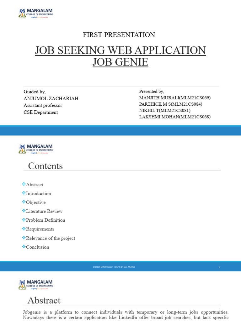 Jobe Genie 1st Review | PDF | World Wide Web | Internet & Web