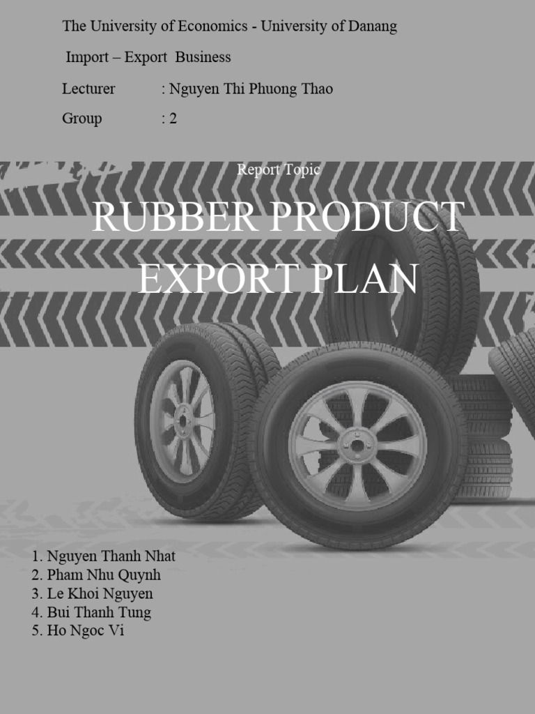 Rubber Product Export Plan | PDF | Digital Marketing | Marketing