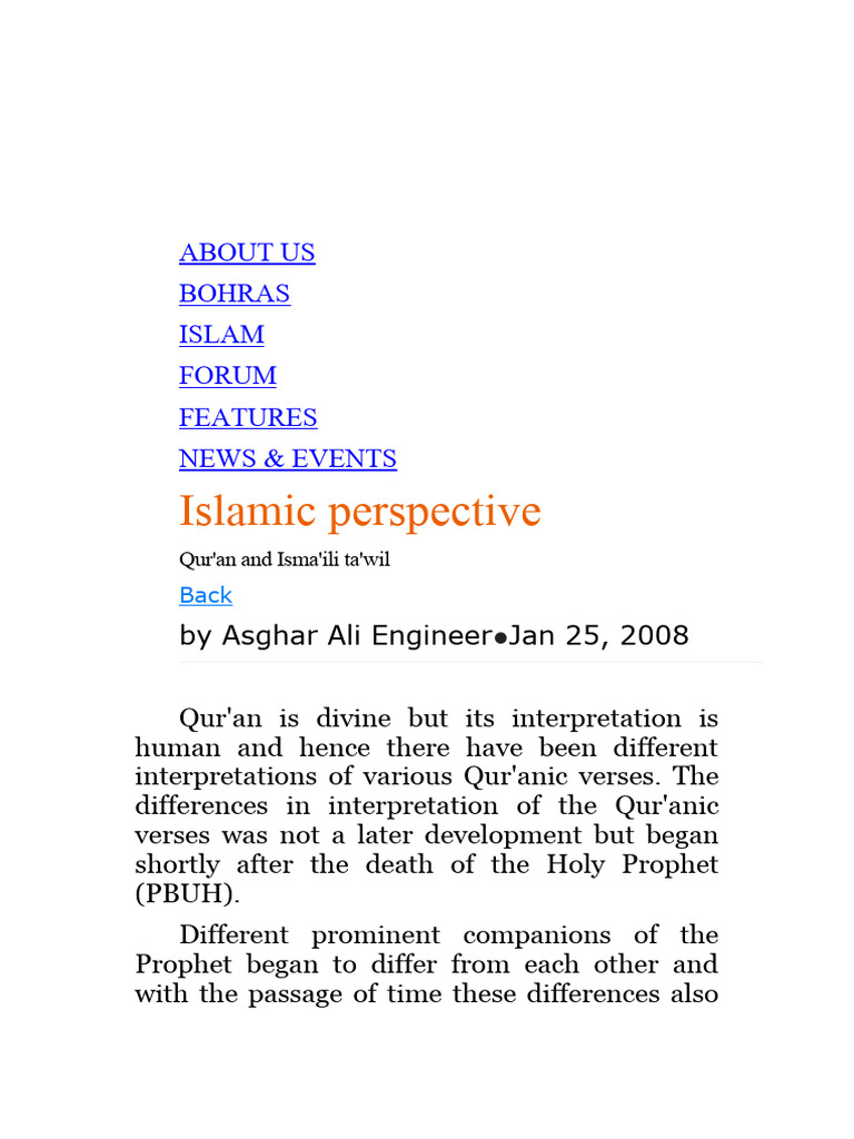 Progressive Dawoodi Bohras | PDF | Isma'ilism | Shia Islam