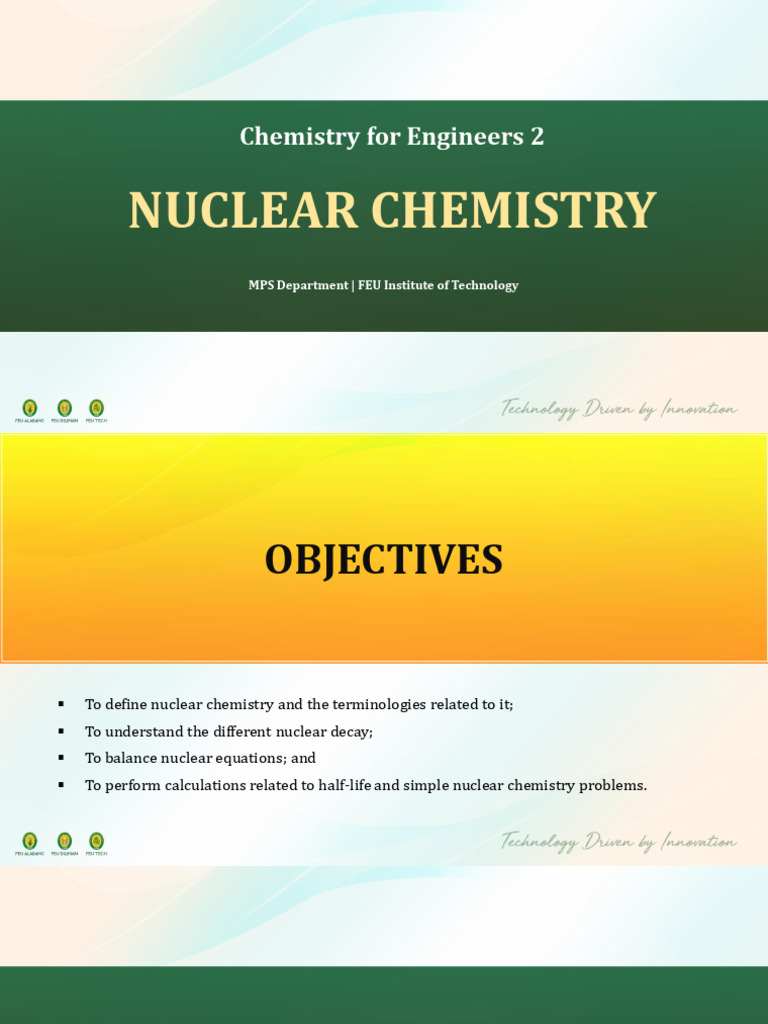 MTPDF7 Nuclear Chemistry | PDF | Nuclear Physics | Radioactive Decay