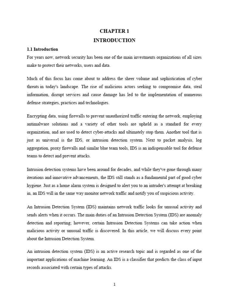 IDS | PDF | Security | Computer Security