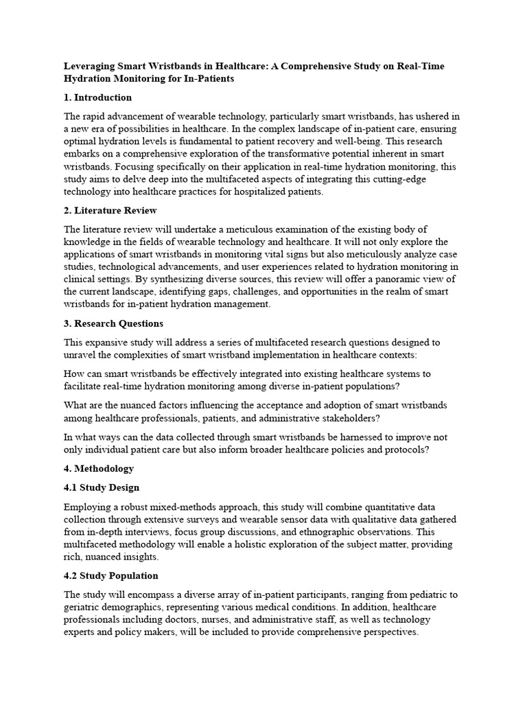 Research Proposal | PDF | Health Care | Qualitative Research