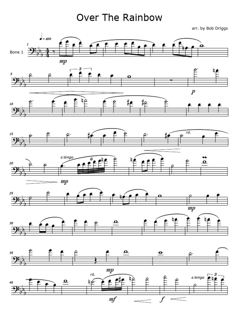 Overthe Rainbow | PDF | Music Theory | Poetics