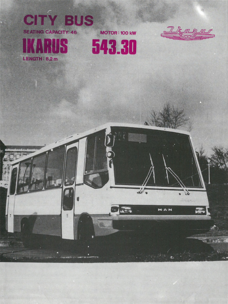 City Bus Ikarus 543.30 | Download Free PDF | Automotive Technologies | Automotive Industry