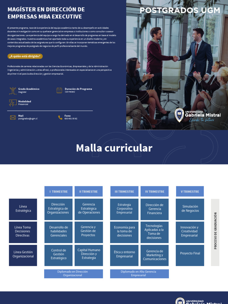 Malla Curricular MBA UGM | PDF | Máster en Administración de Empresas ... Malla Curricular MBA UGM | PDF | Máster en Administración de Empresas ...