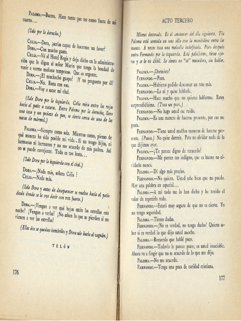 Luisa Josefina Hernández - Los Frutos Caídos - Tercer Acto | PDF