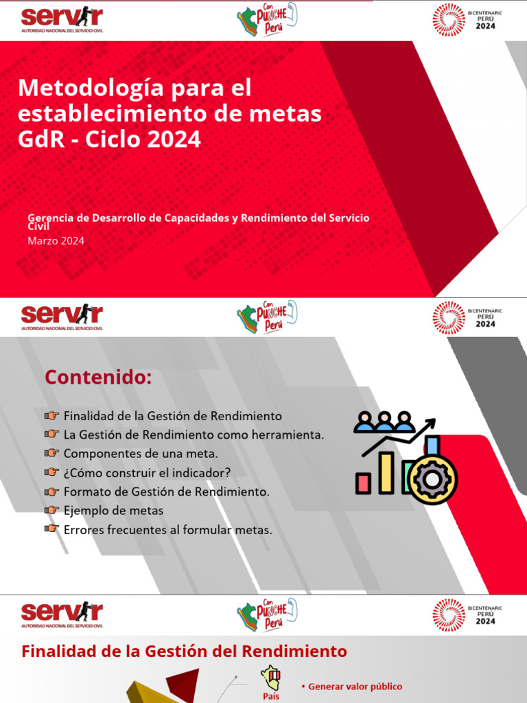 Metodología para El Establecimiento de Metas 2024 | PDF | Pobreza ...
