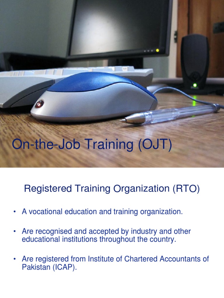 On-the-Job Training (OJT) | PDF