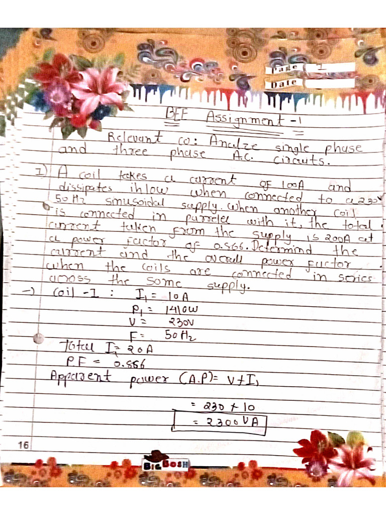 Bee Assignment Ans | PDF