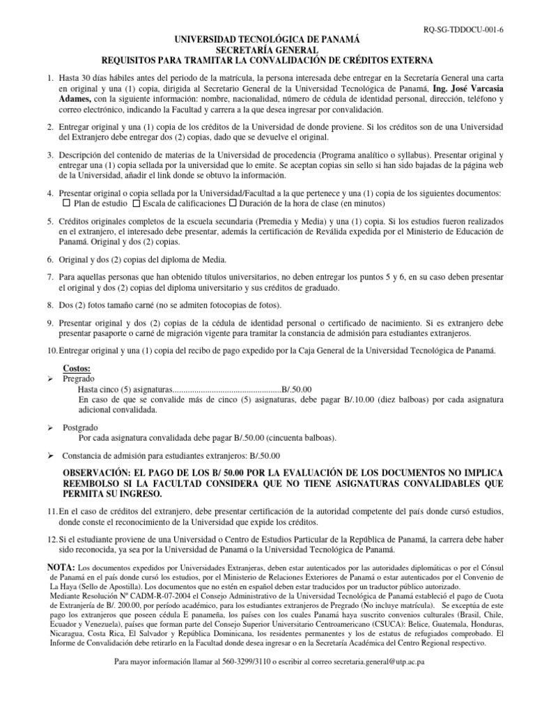 Utp Req Convalidacion 6 2 | PDF | Crecimiento personal y profesional