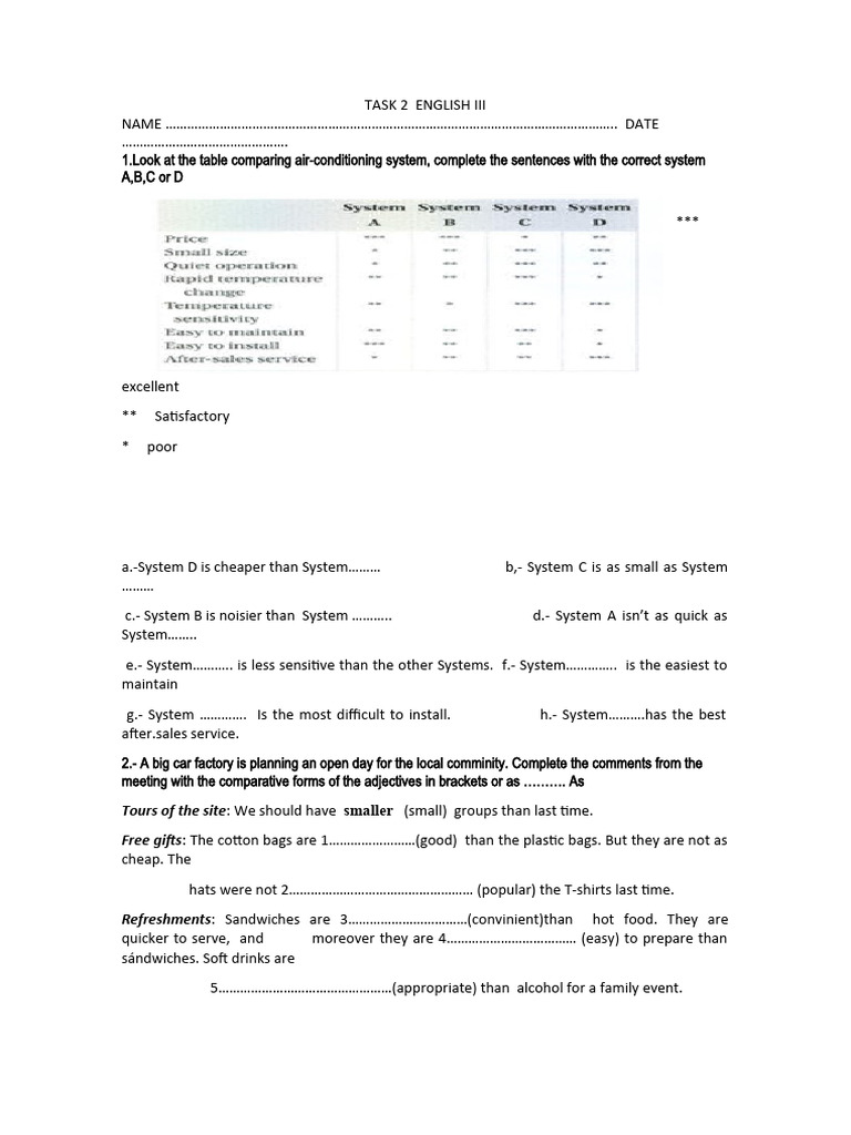 Task English Iii | PDF