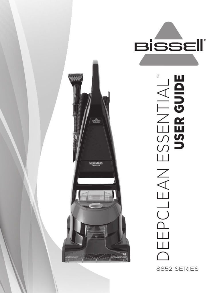 Bissel DeepClean Essential User Guide - Carpet Cleaner | PDF | Vacuum ...