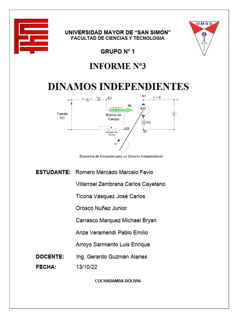 Informe 3DC | PDF | Cantidad | voltaje
