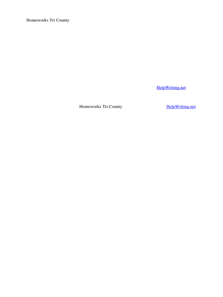 欢迎来到homeworks Tri County！ | PDF | Cooperative
