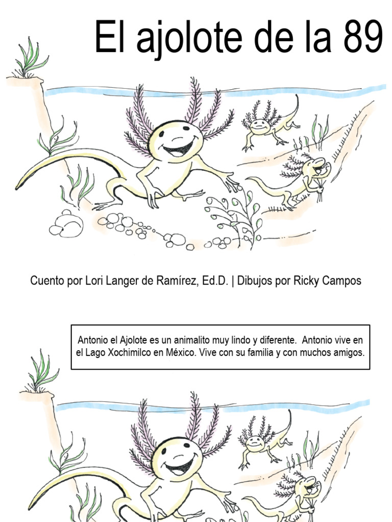 El Ajolote de La 89-Picturebook | PDF