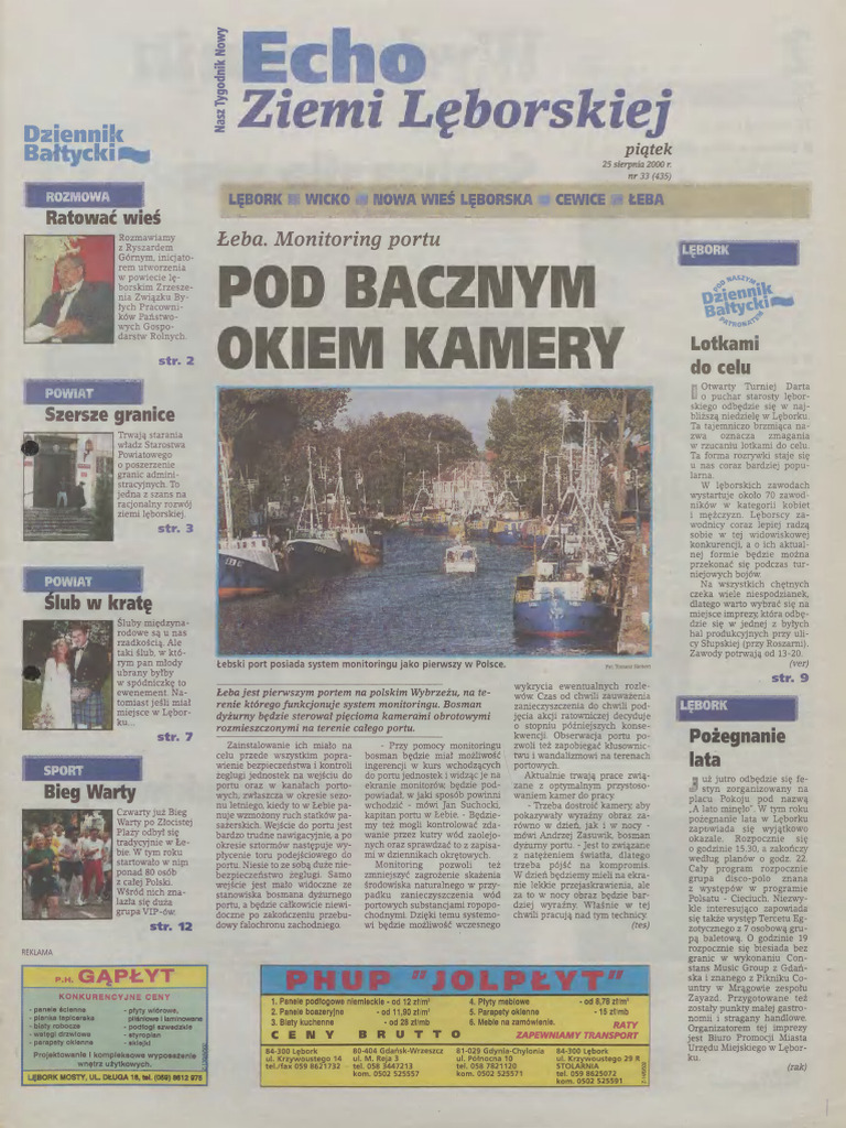 Monitoring Portu: Lotkami Do Celu | PDF